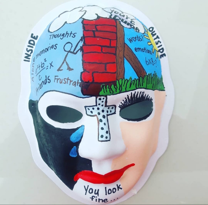 My Wife’s Mask for the Unmasking Brain Injury Project – Ten Thousand Days
